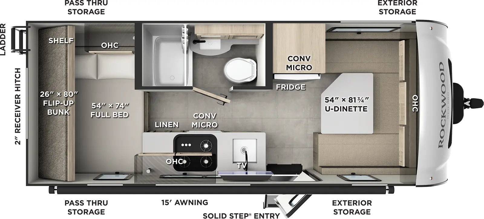 Rockwood Geo Pro Floorplans - Forest River RV